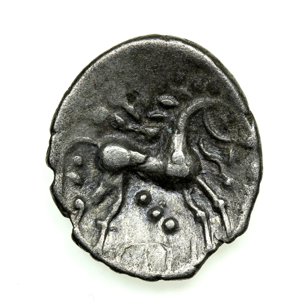 Iceni Ecen AD 10-43 Silver Unit Ecen Corn Ear - Silbury Coins : Silbury ...