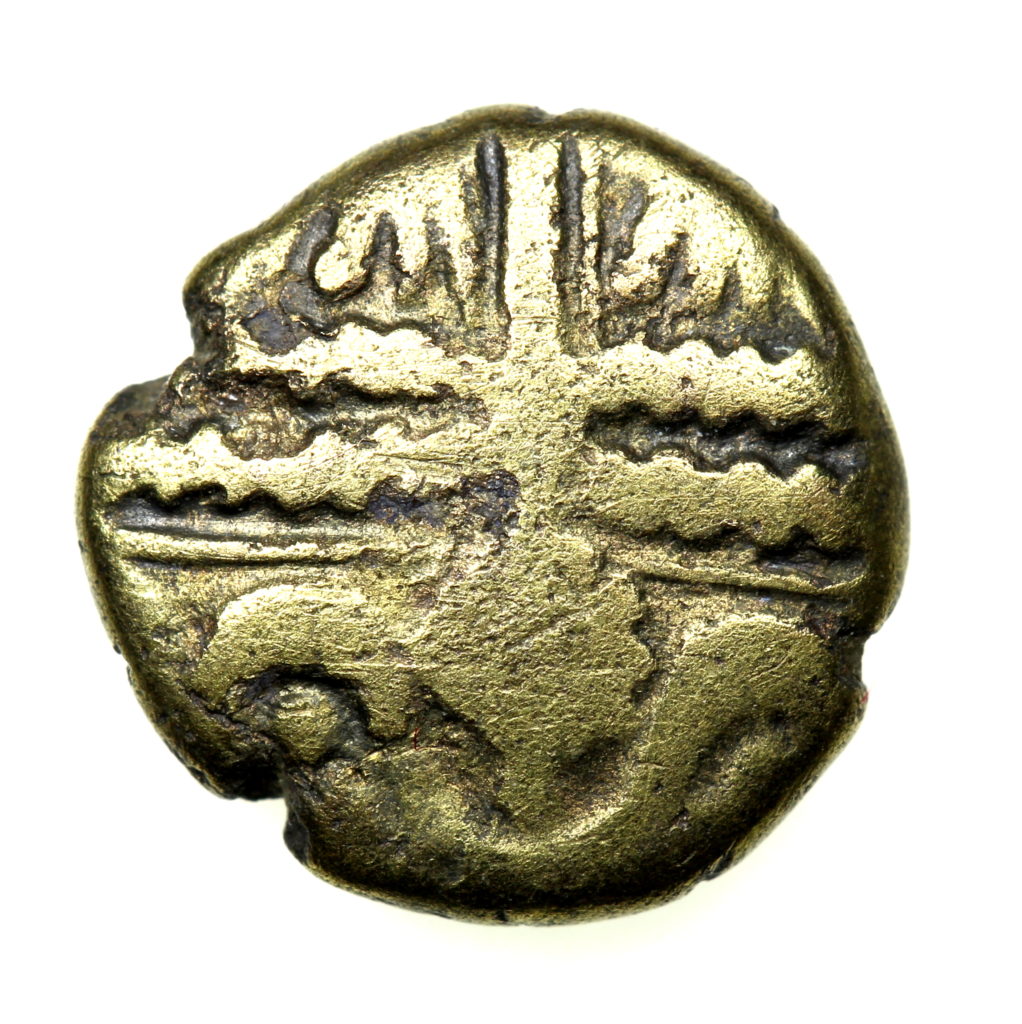 Belgae 1st Century BC Petersfield Wreath Gold Quarter Stater - Silbury ...