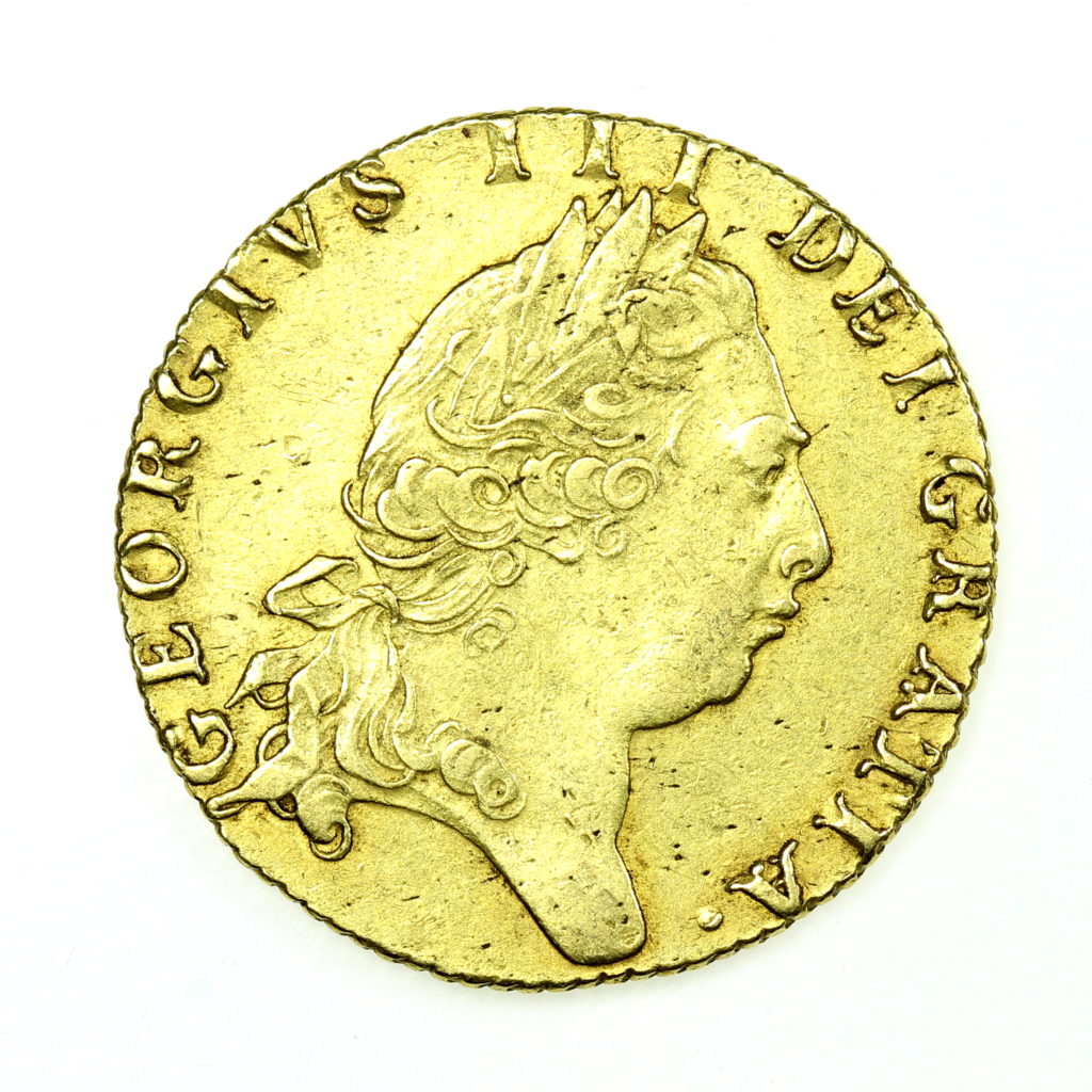 George III AD 1760-1820 Gold Guinea AD 1795 5th bust - Silbury Coins ...