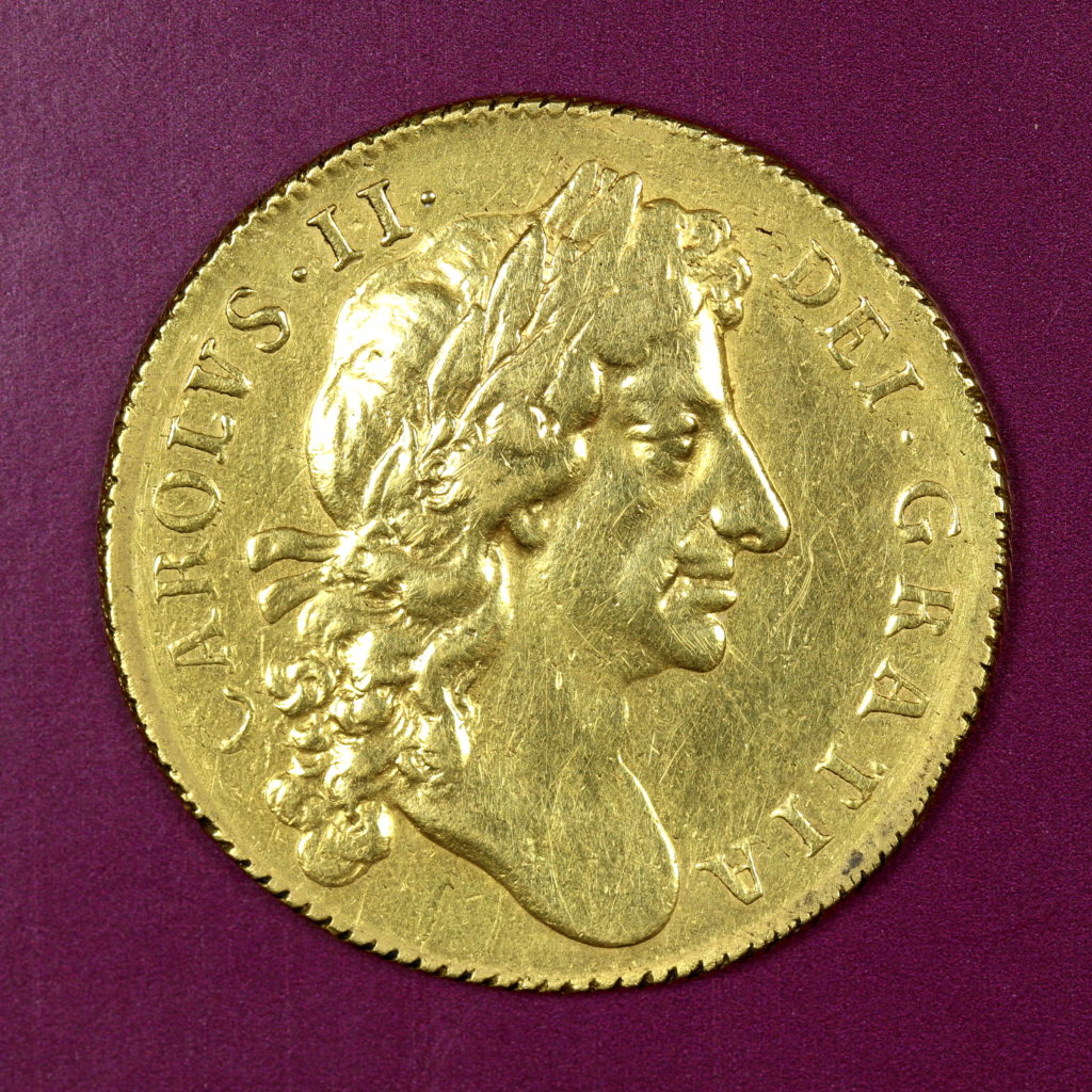 Charles II AD 1660-1685 Gold Two Guineas - Silbury Coins : Silbury Coins