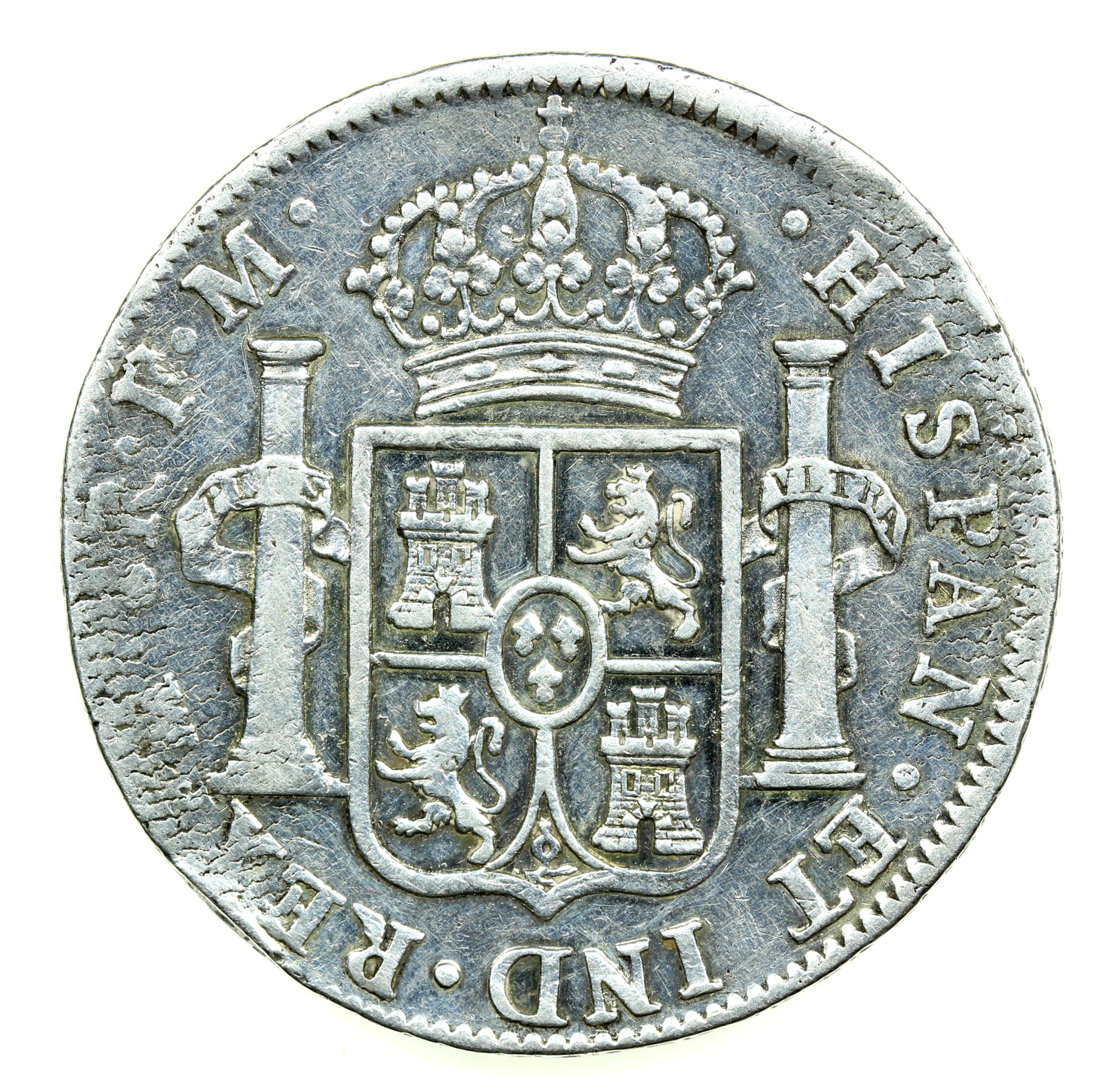 Mexico Charles IV AD 1788-1808 Silver 8 Reales AD 1799 Mexico City mint ...
