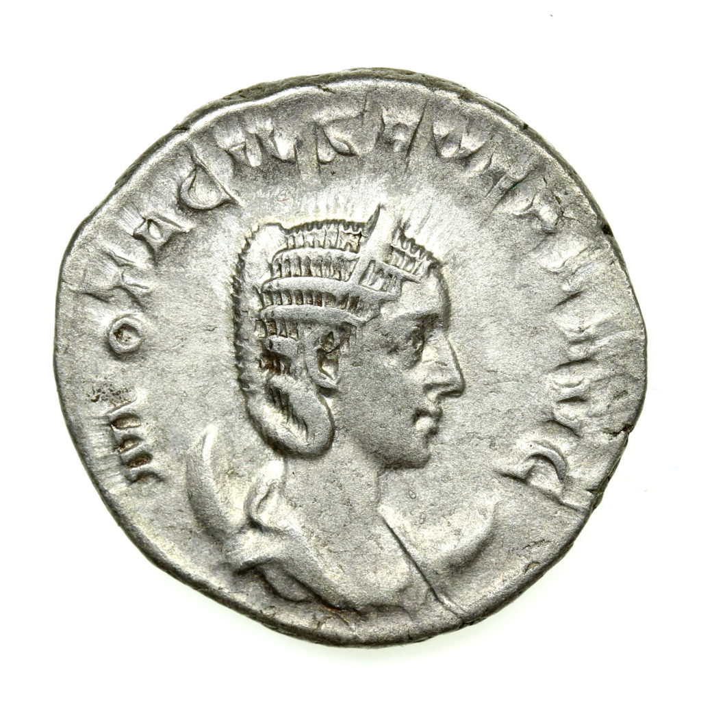 Otacilia Severa wife of Philip I AD 244-249 Silver Antoninianus Rome ...
