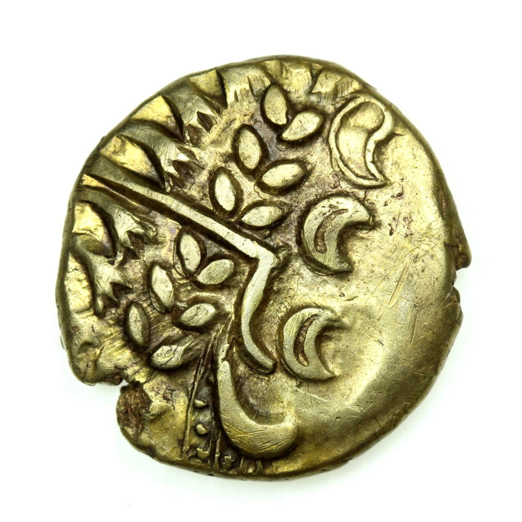 Belgae 65-40 BC Gold Stater Chute type - Silbury Coins : Silbury Coins