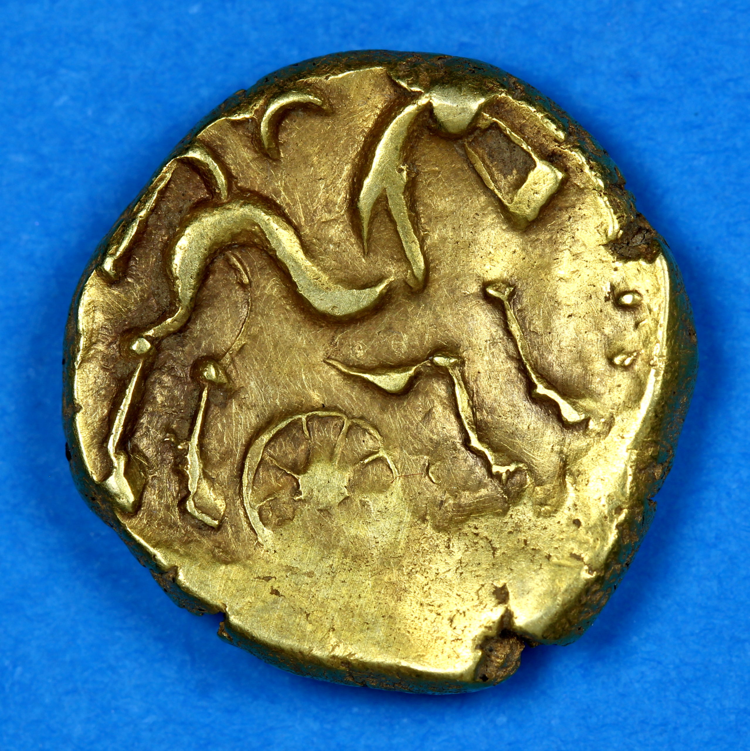 Regini & Atrebates 1st Century BC Gold Stater Selsey Uniface - Silbury ...