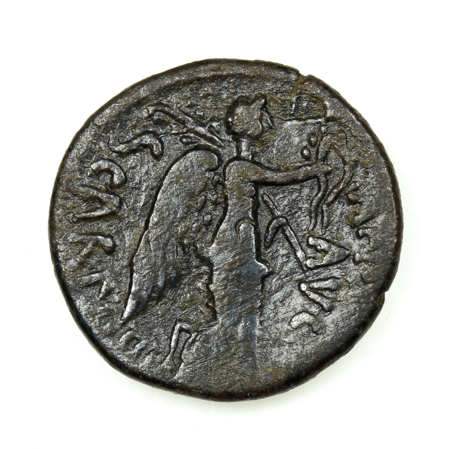 Roman Imperatorial Mark Anthony 31BC Silver Denarius Cyrene mint Rare ...