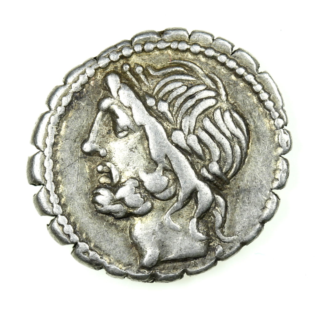 ROMAN REPUBLIC L. Cornelius Scipio Asiaticus 106 BC Silver Denarius ...