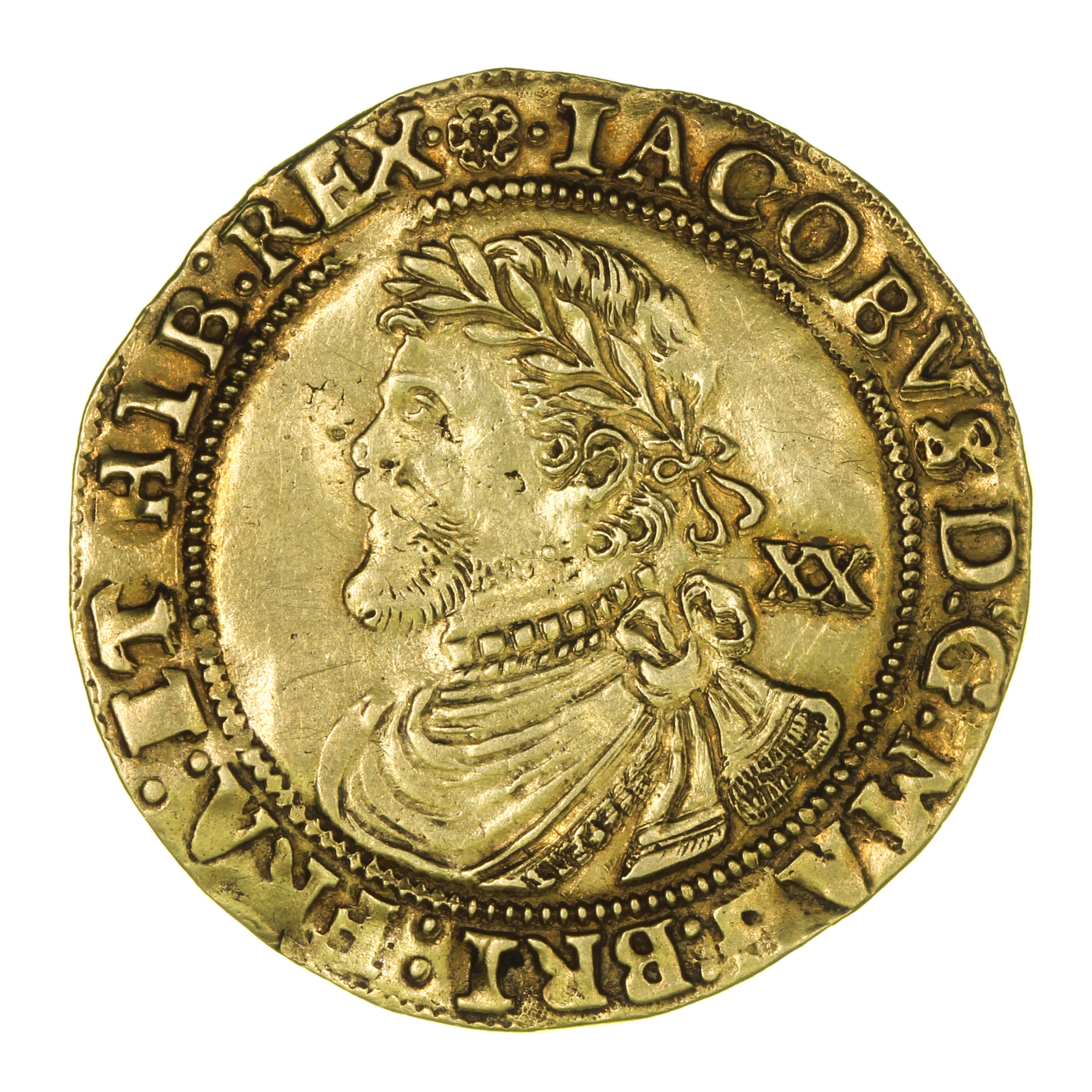 James I AD 1603-1625 Gold Laurel 3rd Issue - Silbury Coins : Silbury Coins