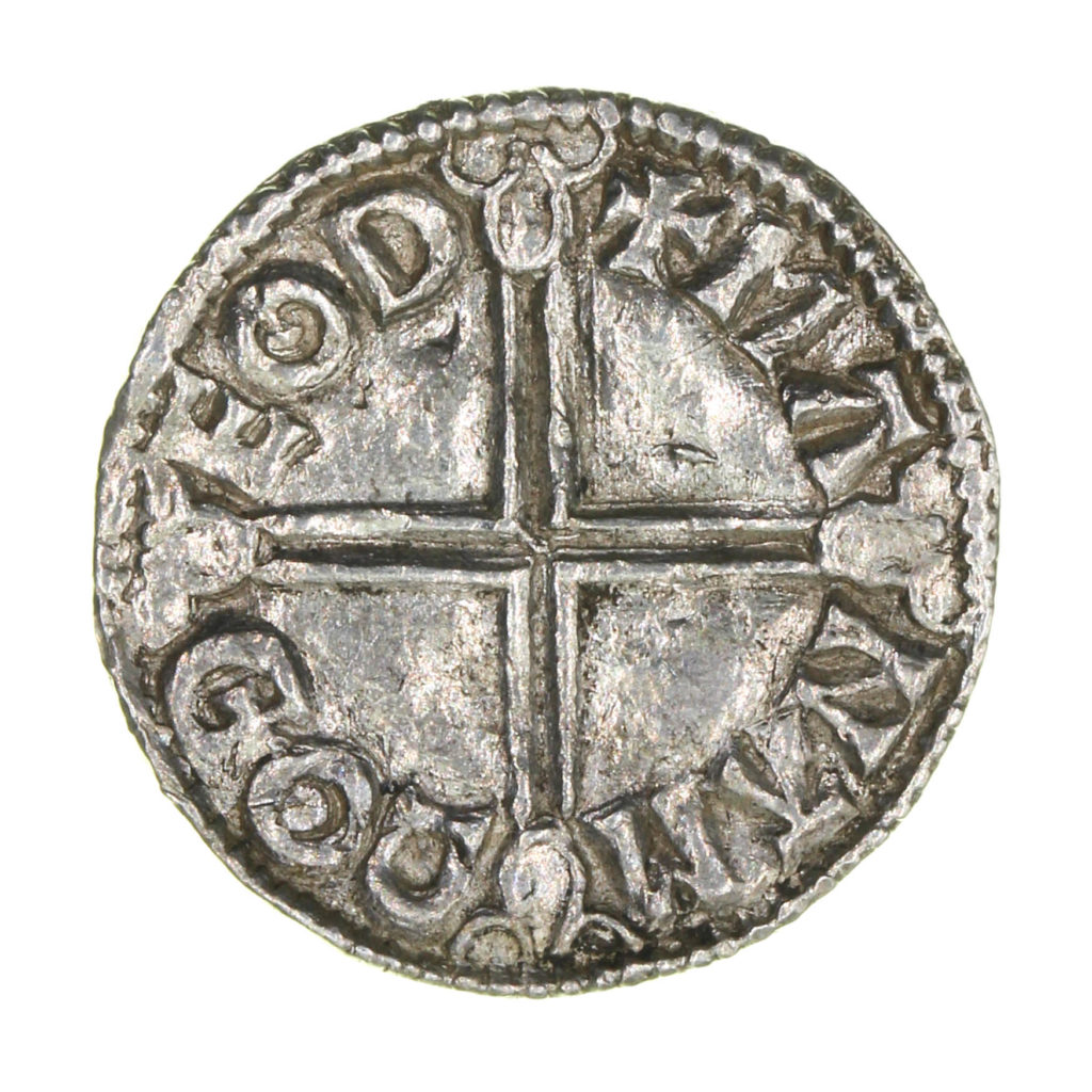 Aethelred II The Unready AD 978-1016 Silver Penny Long Cross type ...