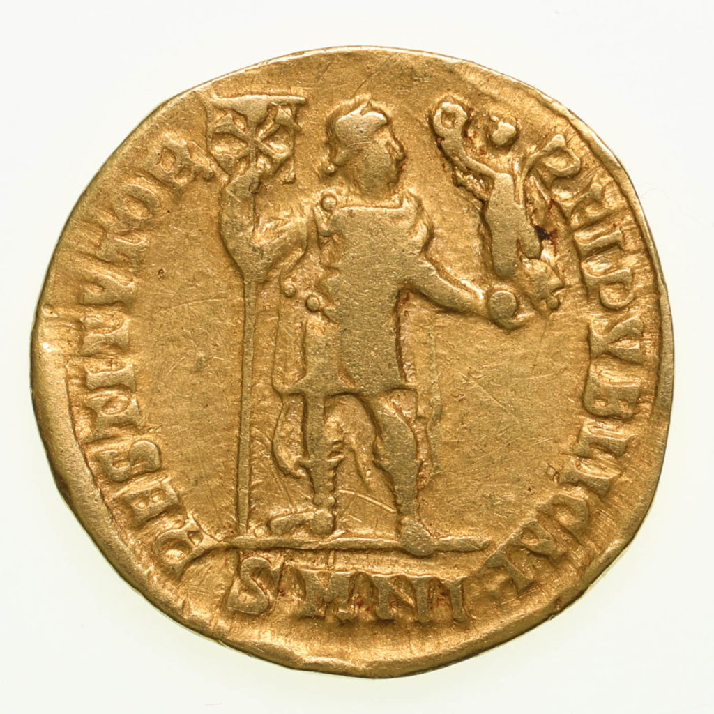 Valens AD 364-378 Gold Solidus Nicomedia - Silbury Coins : Silbury Coins