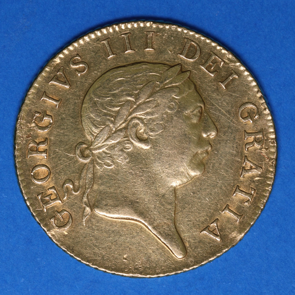 George III AD 1760-1820 Gold Guinea AD 1813 Military Type - Silbury ...