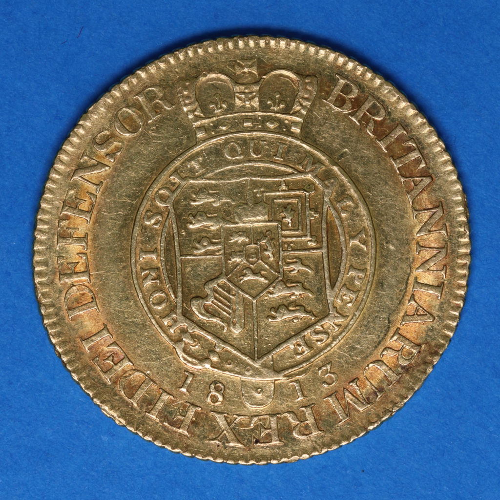 George III AD 1760-1820 Gold Guinea AD 1813 Military Type - Silbury ...