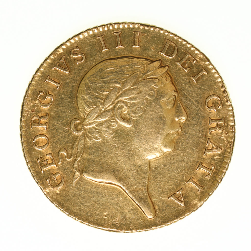George III AD 1760-1820 Gold Guinea AD 1813 Military Type - Silbury ...