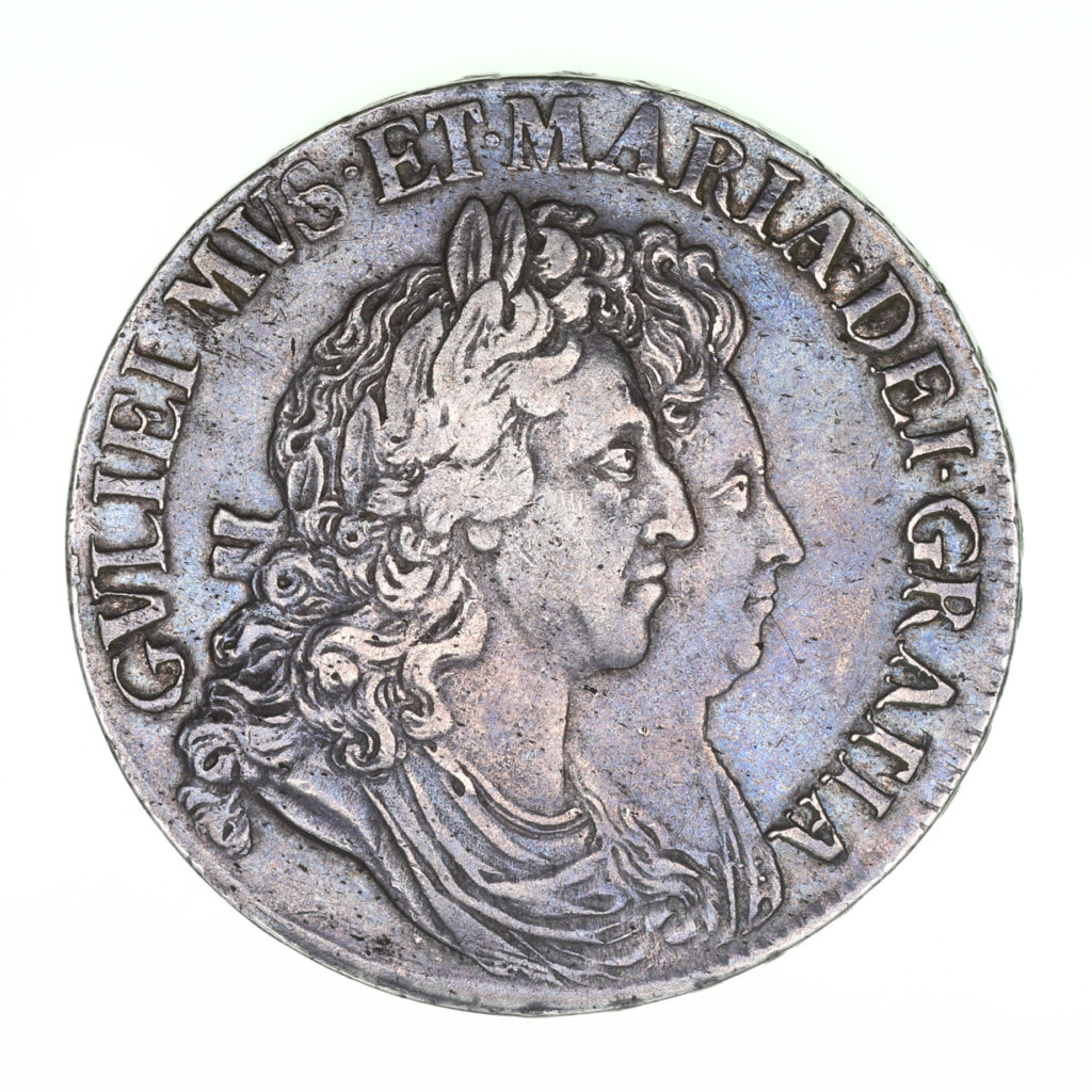 William & Mary AD 1689-1694 Silver Crown AD 1692 - Silbury Coins ...