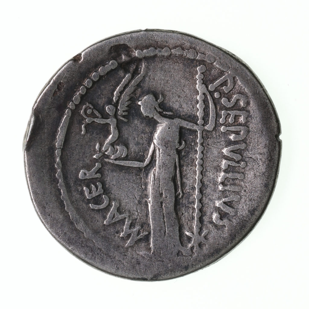 Julius Caesar 44 BC Silver Denarius Rome *Portrait type* - Silbury ...