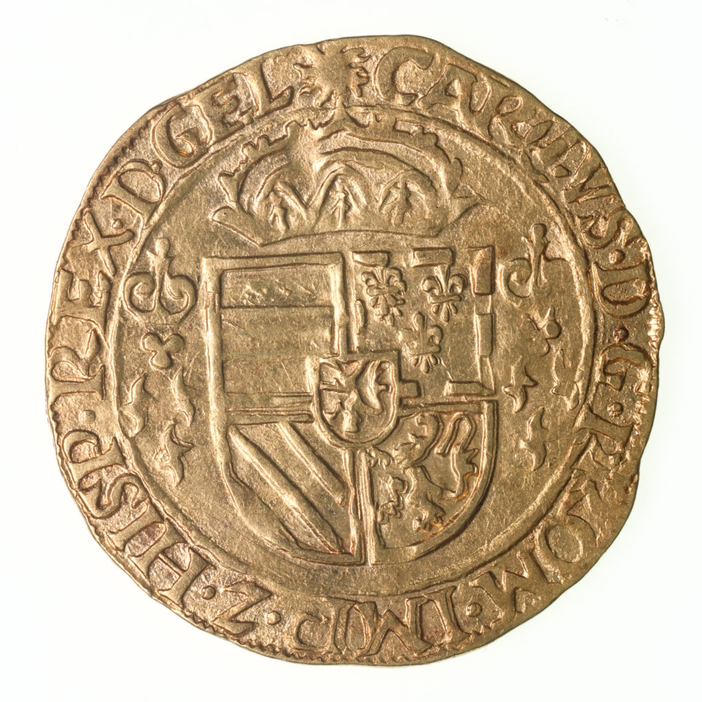 Spanish Netherlands Charles V AD 1506-1555 Couronne au Sol Zonnekron AD ...