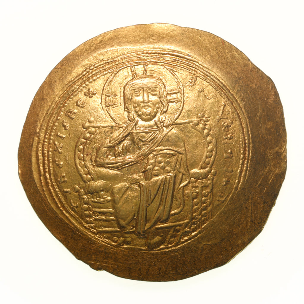 Byzantine Constantine IX AD 1042-1055 Gold Histamenon Constantinople ...