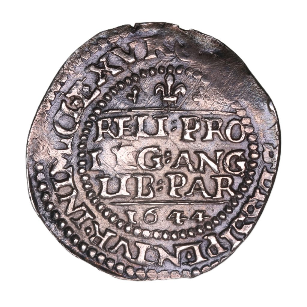 Charles I AD 1625-1649 Silver Threepence Oxford AD 1644 English Civil ...