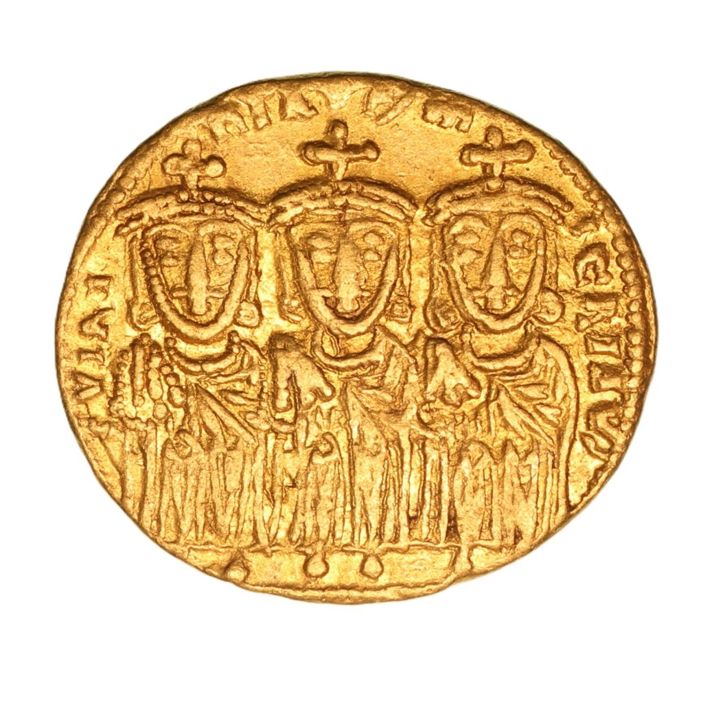 BYZANTINE Constantine VI & Irene AD 780-797 Gold Solidus Constantinople ...