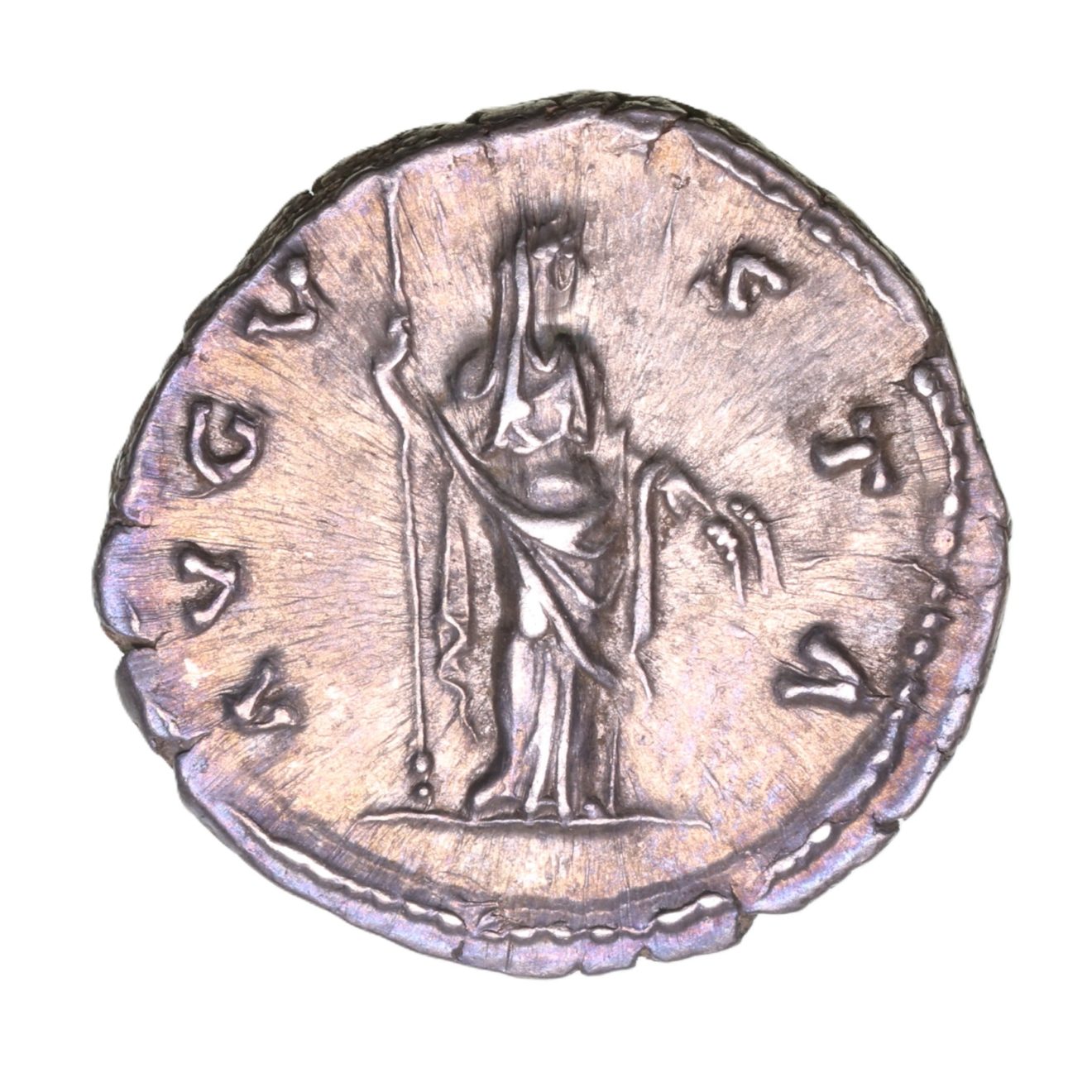 Faustina Senior wife of Antoninus Pius AD 138-161 Silver Denarius Rome ...