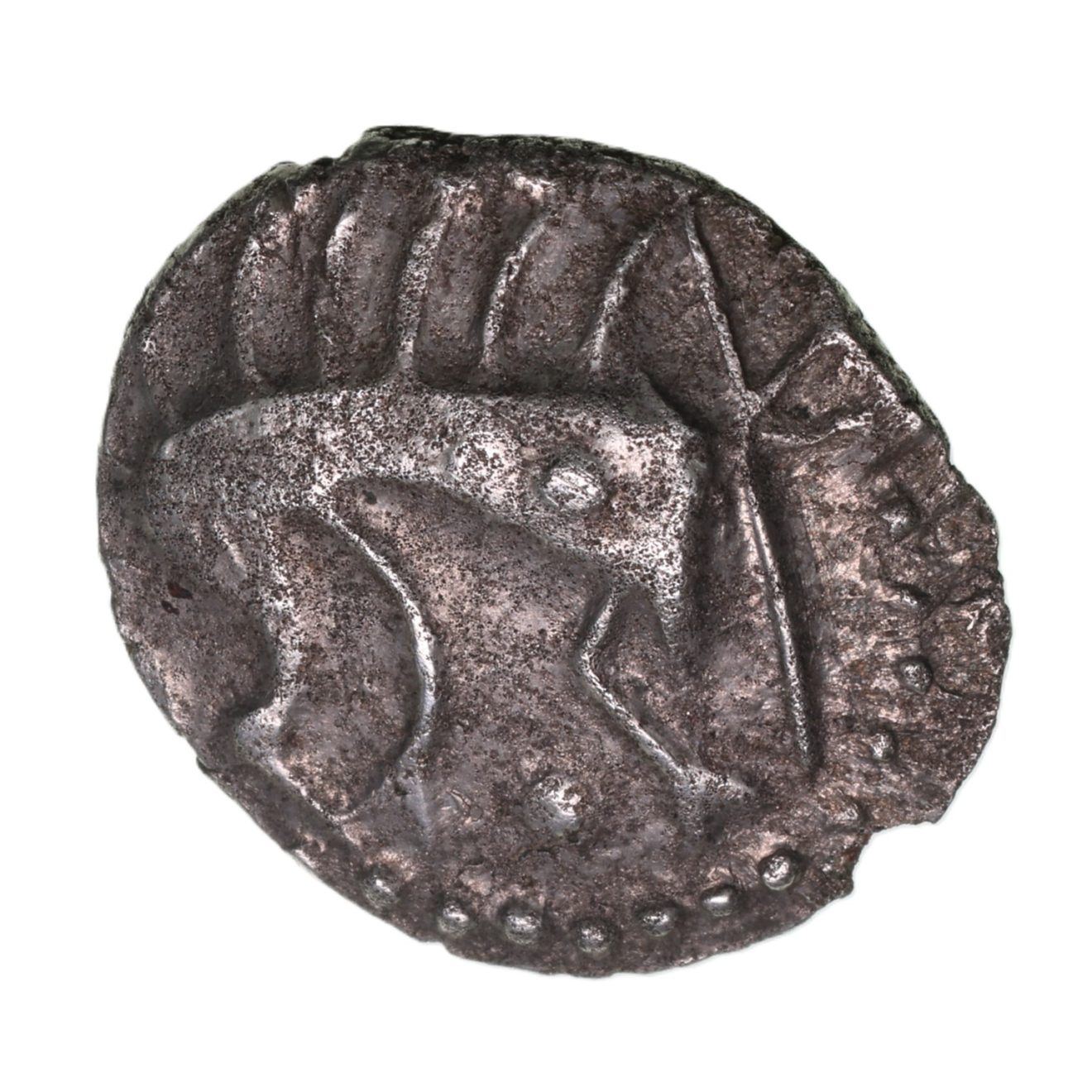 Iceni 1st Century BC Silver Unit Norfolk Boar Phallic - Silbury Coins ...