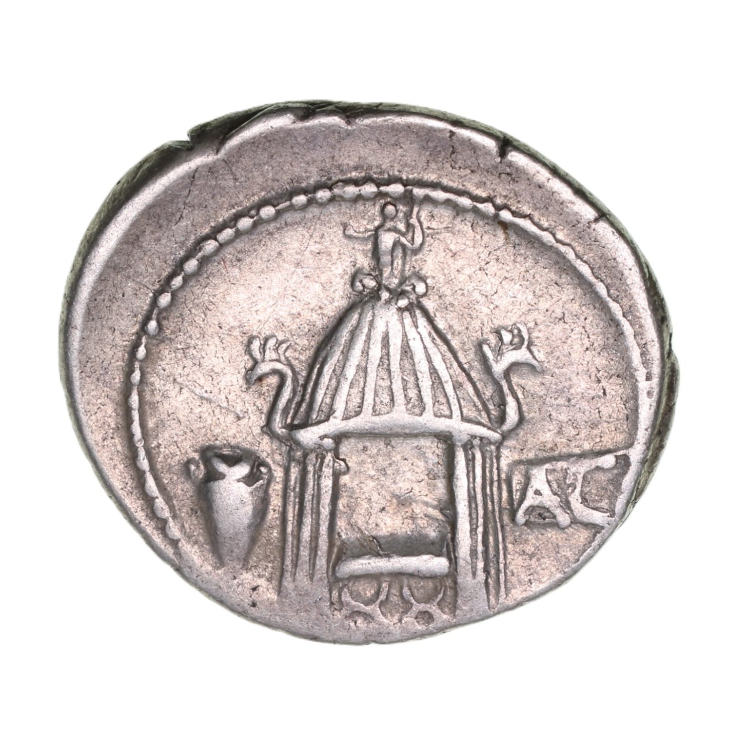 Roman Republic Q. Cassius Longinus 55 BC Silver Denarius - Silbury ...