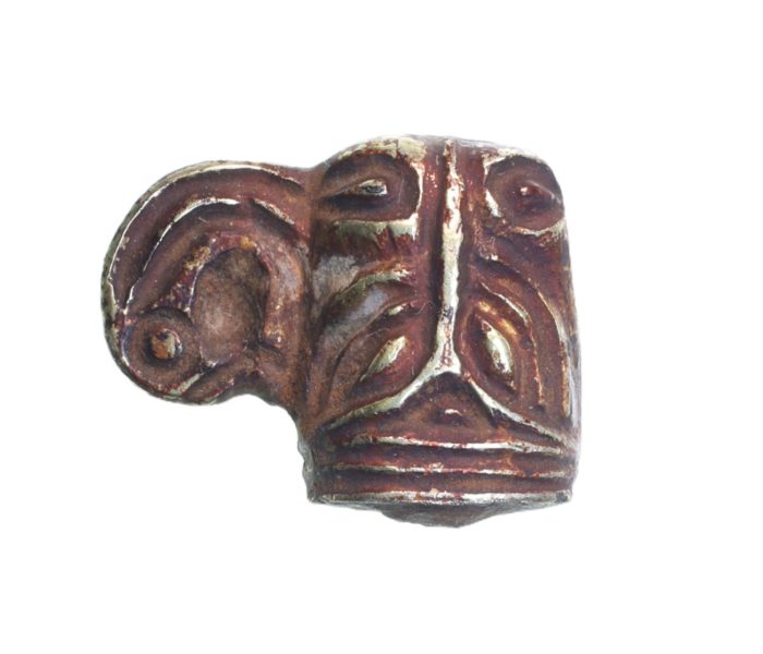 Anglo Saxon Bronze Anthropomorphic Mount 6th-7th Century AD - Silbury ...