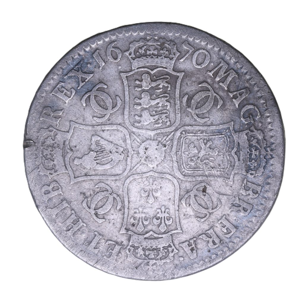 Charles II AD 1660-1685 Silver Halfcrown AD 1670 - Silbury Coins ...