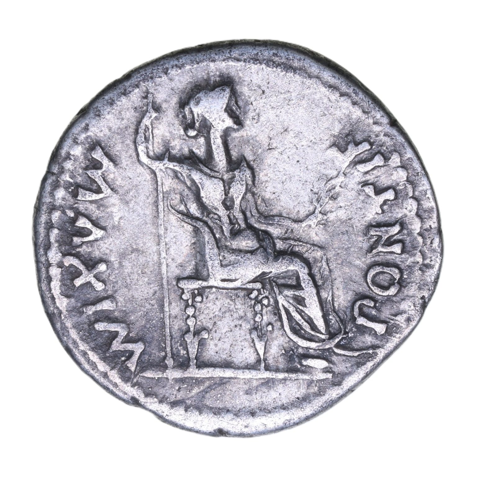 Tiberius AD 14-37 Silver Denarius The Chilfrome Hoard - Silbury Coins ...