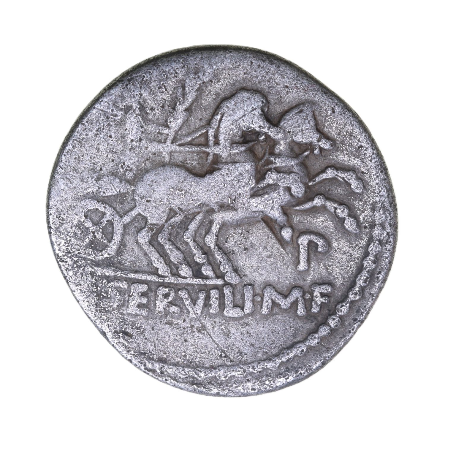Roman Republic P. Servilous M. f. Rullus 100 BC Silver Denarius ...