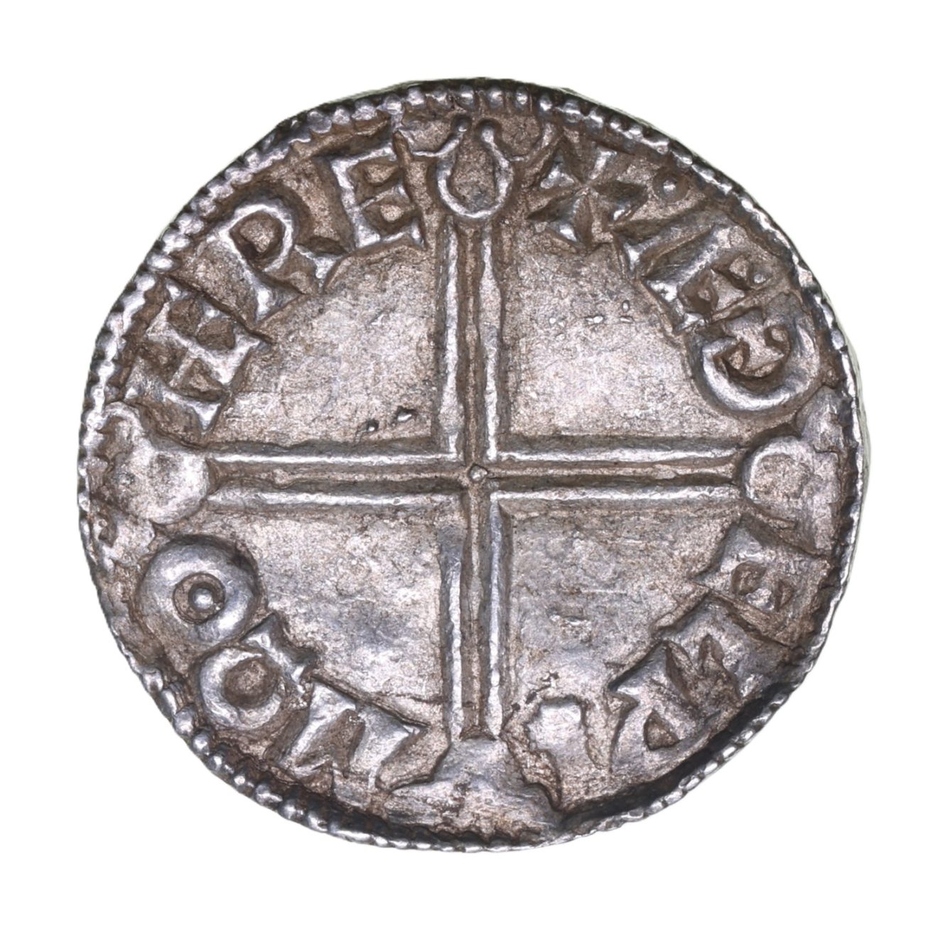Aethelred II AD 978-1016 Silver Penny Hereford Long Cross type ...
