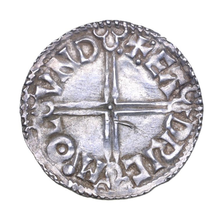 Aethelred II AD 978-1016 Silver Penny London Long Cross type - Silbury ...
