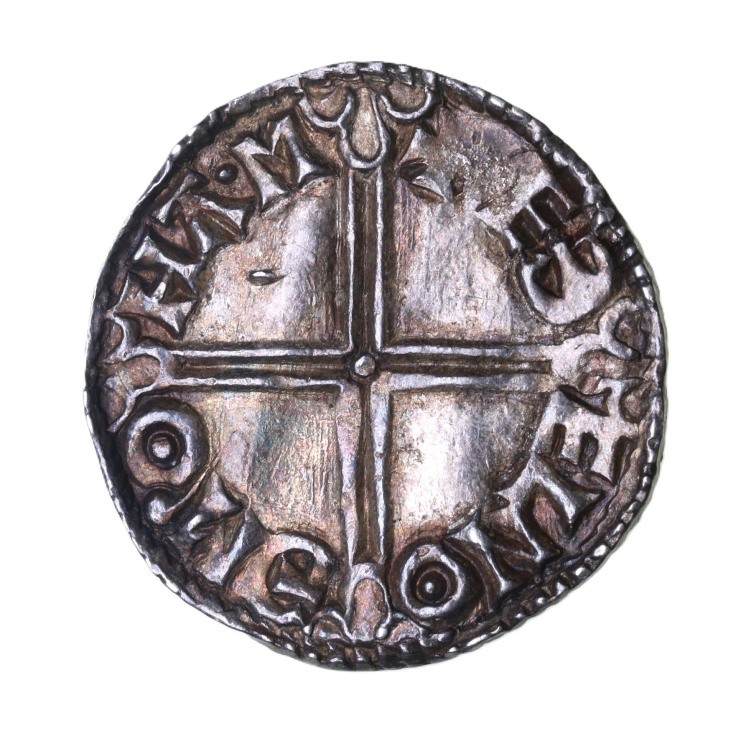 Aethelred II AD 978-1016 Silver Penny Long Cross Type Northampton ...