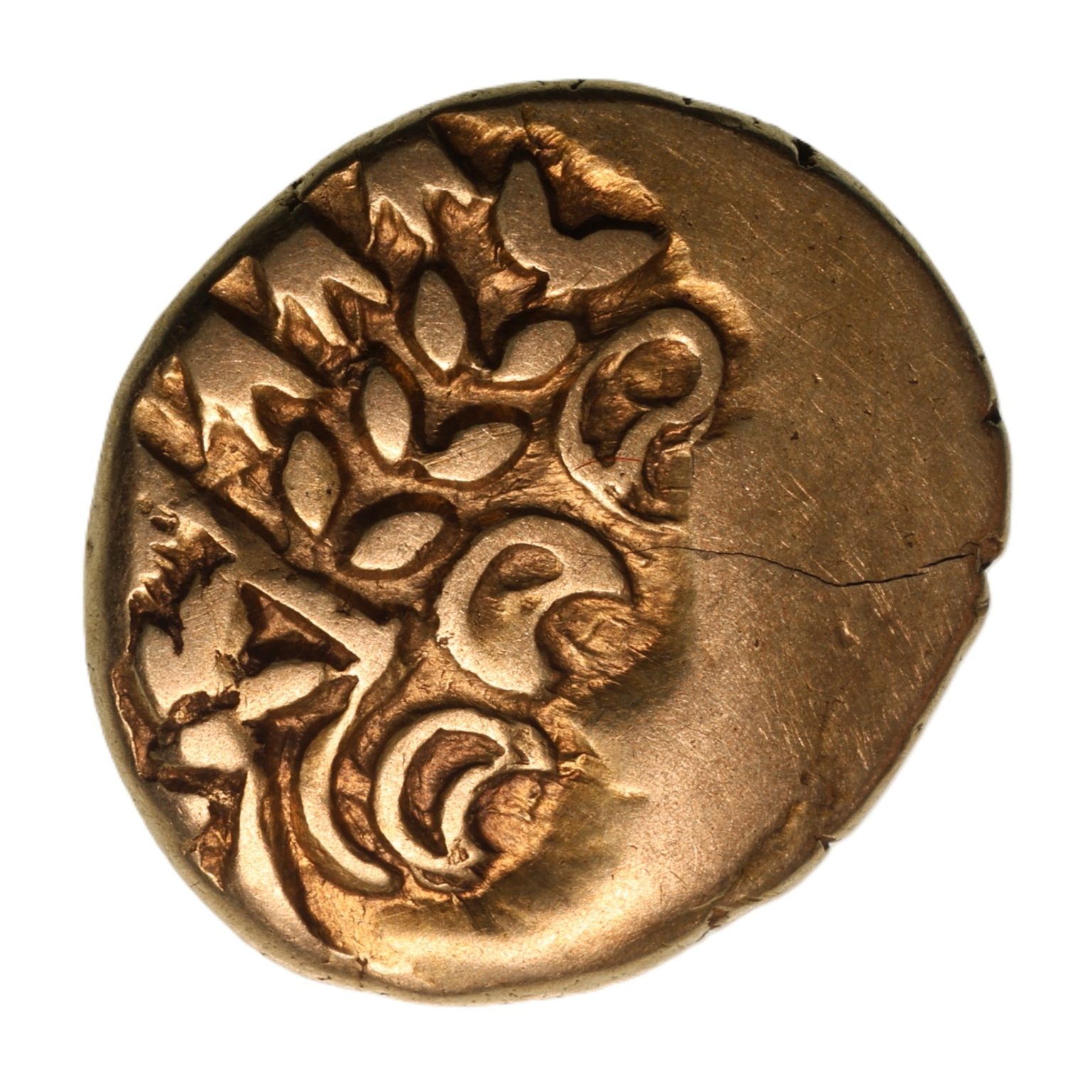 Belgae Gold Stater 65-40 BC Chute Type The Tarrant Gunville Hoard ...