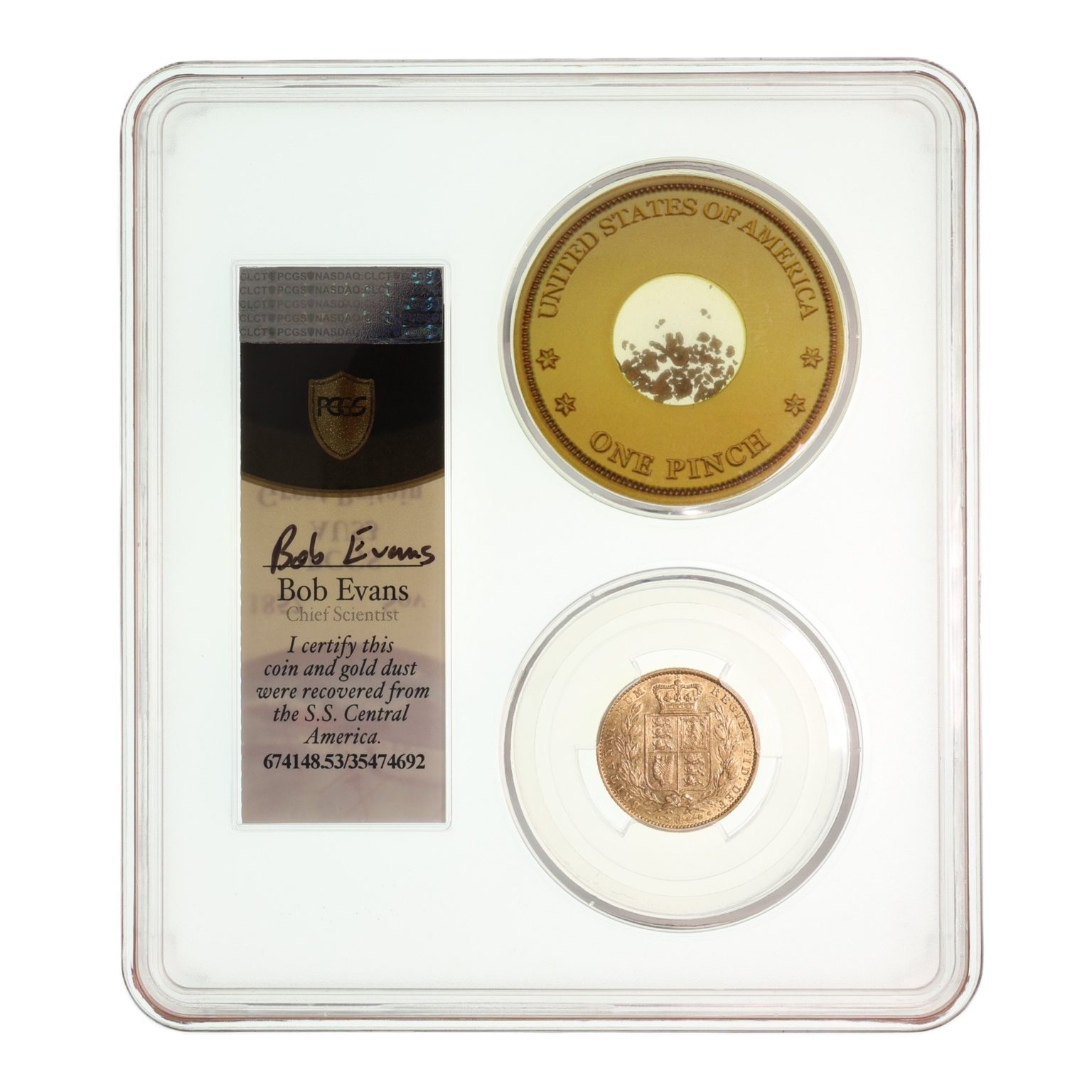 Victoria AD 1837-1901 Gold Sovereign from Shipwreck SS Central America ...