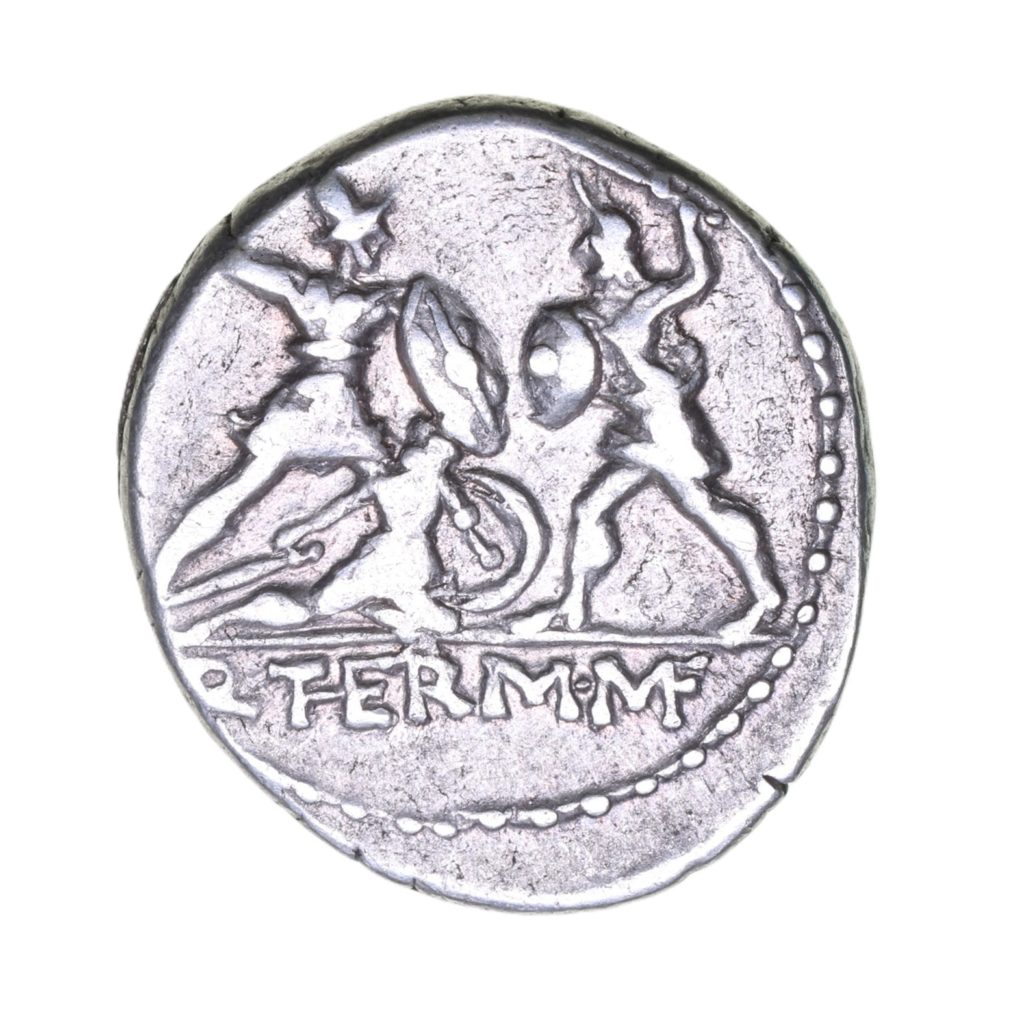 Roman Republic Q. Minucius M.f Thermus 103 BC Silver Denarius - Silbury ...