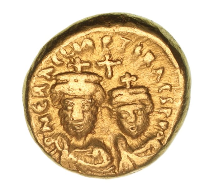 Byzantine Heraclius AD 610-641 Gold Solidus Carthage - Silbury Coins ...