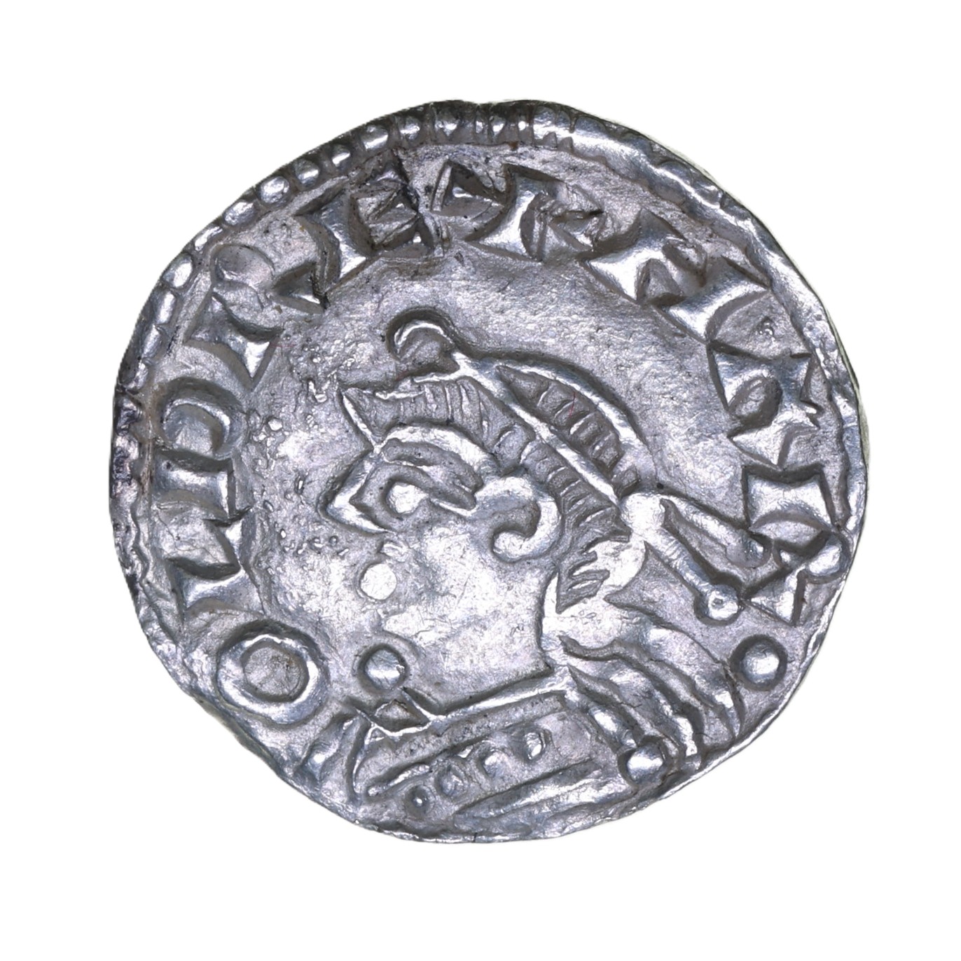 Harold I ‘Harefoot’ AD 1035-1040 Silver Penny Jewel Cross type York ...