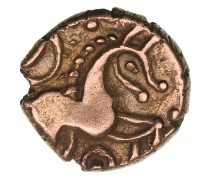 Iceni 1st Century BC Gold Quarter Stater - Silbury Coins : Silbury Coins