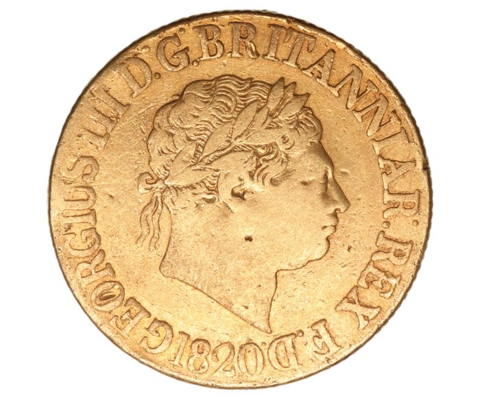 George III AD 1760-1820 Gold Sovereign AD 1820 - Silbury Coins ...