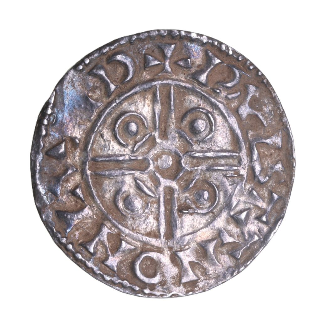 Cnut AD 1016-1035 Silver Penny Pointed Helmet Type London - Silbury ...